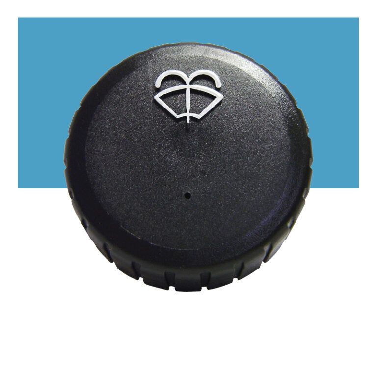 2.25 Inch Multi-Purpose Threaded Cap - Washer Symbol - HDPE w/EPDM ...